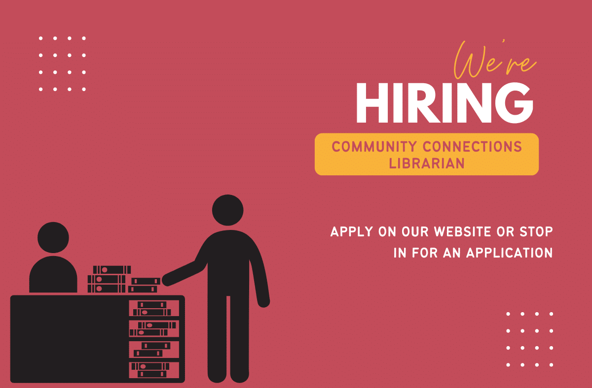 We are Hiring! - Salem Township Library