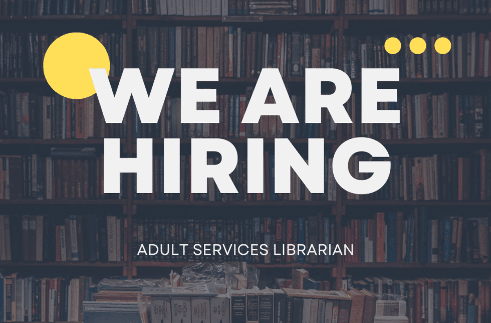 We're Hiring! - Salem Township Library