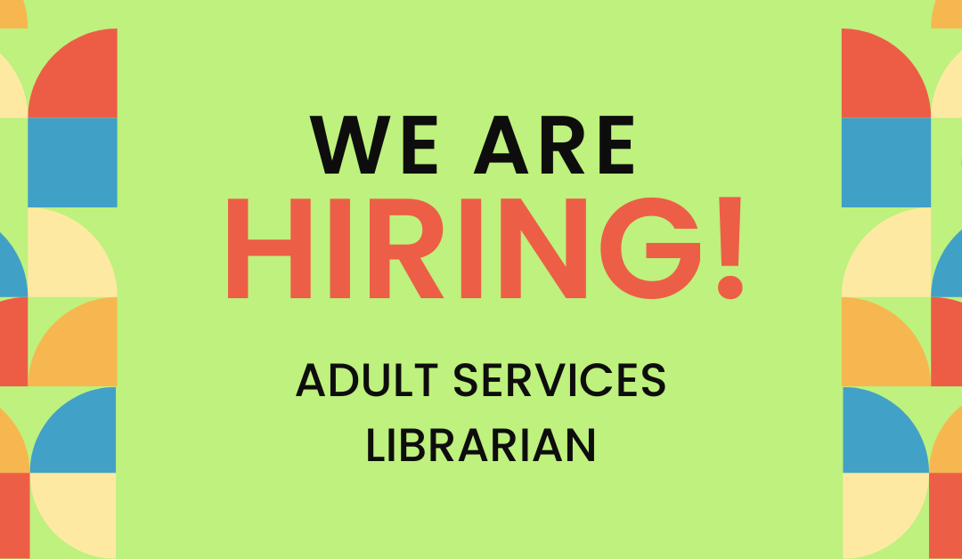 We're Hiring! - Salem Township Library