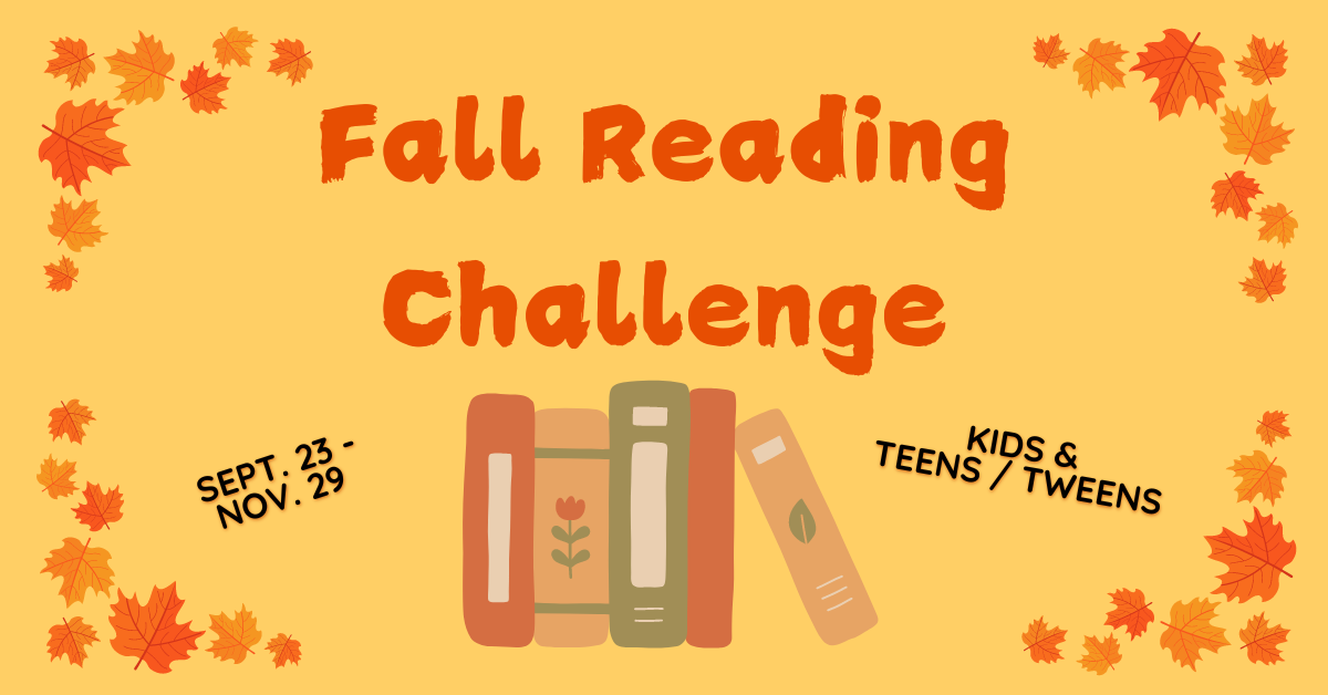 Fall Reading Challenge (Kids / Teens & Tweens) - Salem Township Library