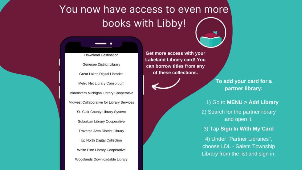 Libby - Get More Content with Partner Libraries - Salem Township Library