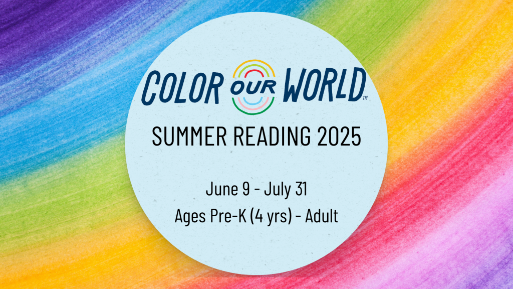 Summer Reading 2025 - Color Our World - Salem Township Library